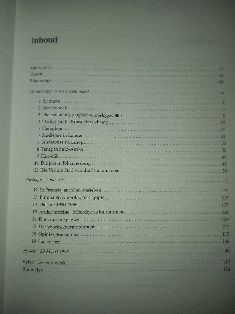 Africana Books - Man en Monument die lewe en werk van Gerard Moerdijk ...