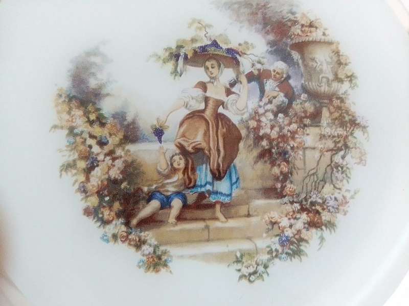 English Porcelain - Rare Plate`s. A Melba Ware Dolly Varden plate ...