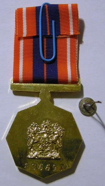 SADF & SANDF - Full Size Pro Patria Medal Numbered at Back w/ Cunene ...