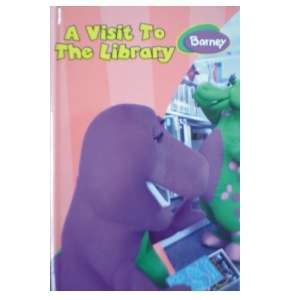 Educational - BARNEY: A VISIT TO THE LIBRARY ***original & genuine ...