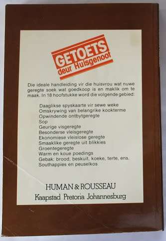 Cooking, Food & Wine - Huisgenoot se Wenresepte no 1 deur Annette Human ...