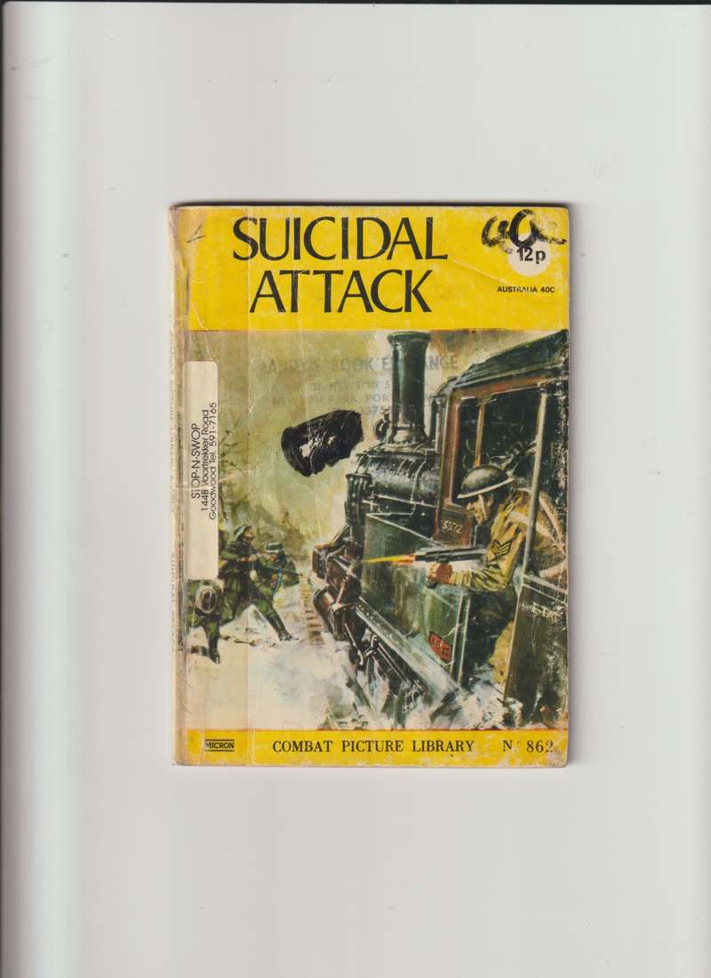 Comic Books - Combat Picture Library Suicidal Attack #862 classic war ...