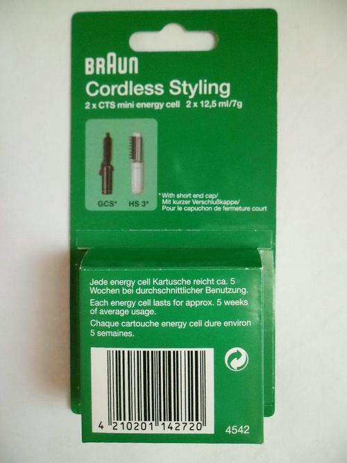 Hair Styling Tools - BRAUN CORDLESS GAS STYLE SHAPER HOT BRUSH & TWO ...