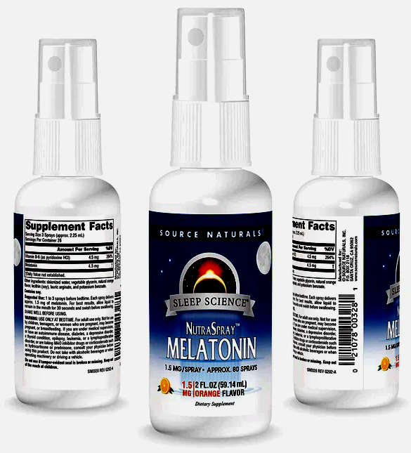 Toothpaste - Source Naturals Melatonin Orange Flavoured NutraSpray - 80 ...