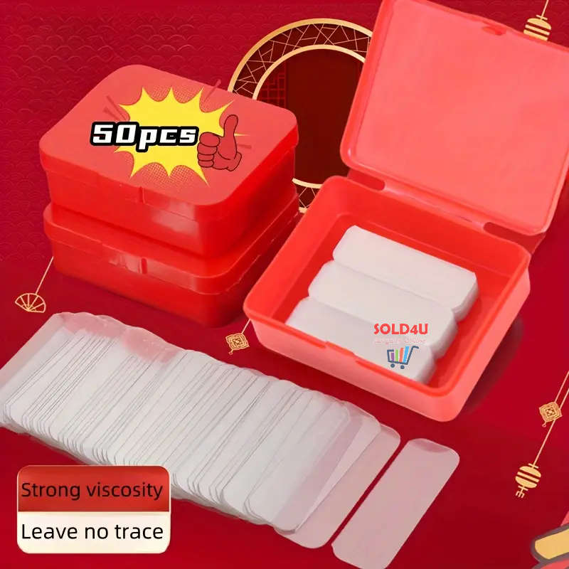 Adhesives & Sealant - Box Of 50pcs Multifunctional Double Sided ...
