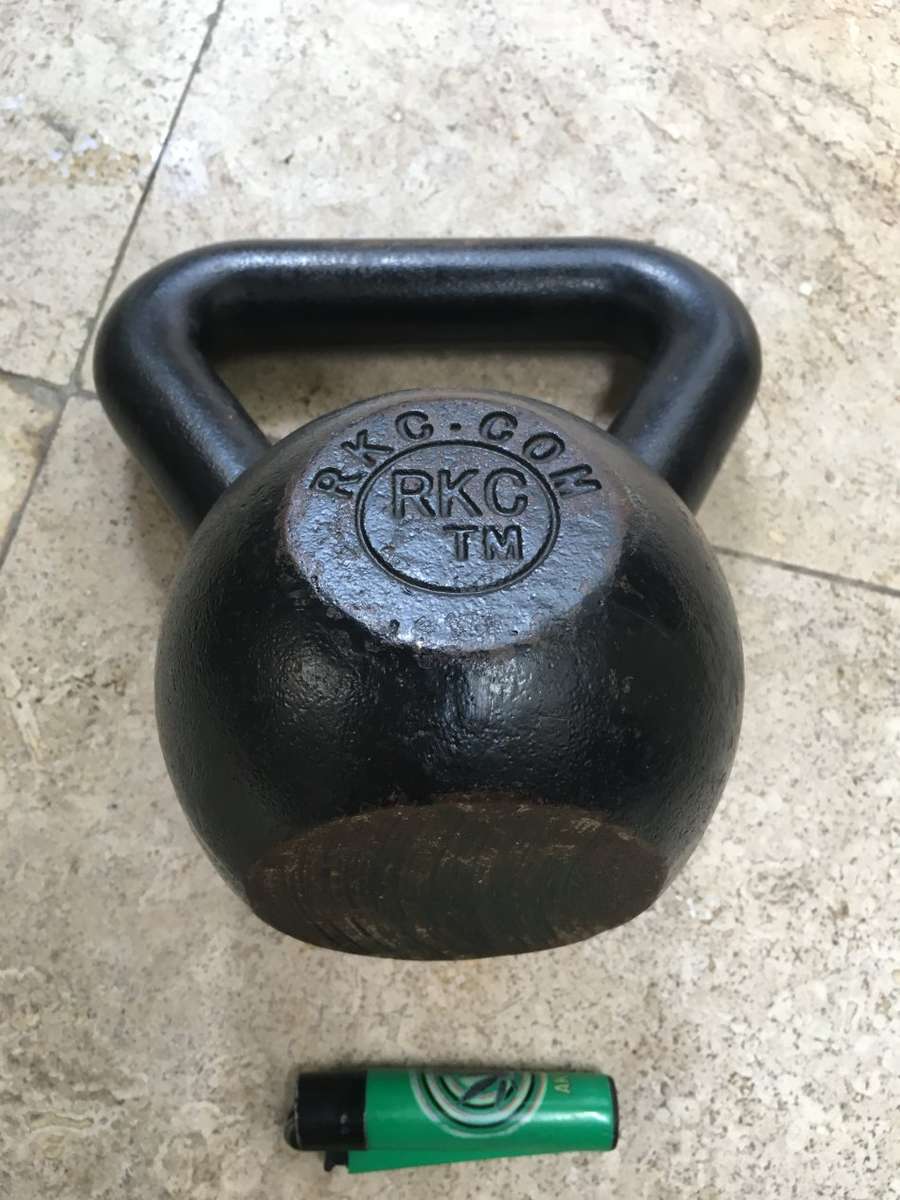 Other Metalware - vintage RKC russian kettlebell 18 lbs , 8 kg was ...