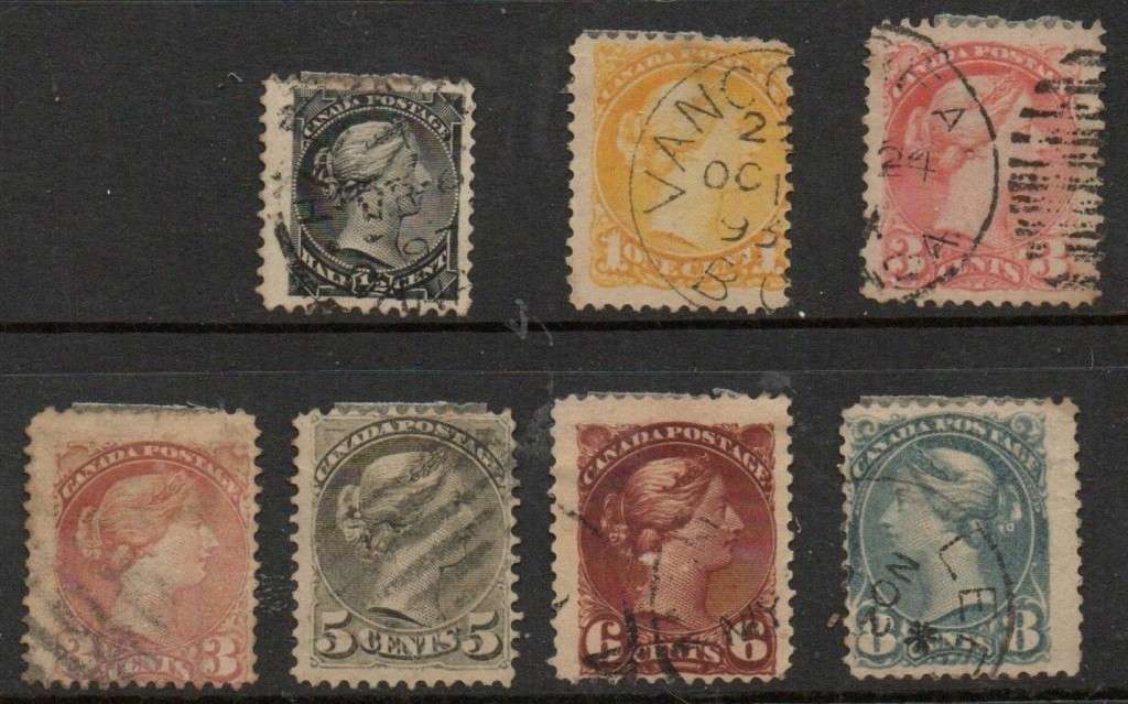 Canada - Canada VRI, 7 used stamps,generally sound condition was sold ...