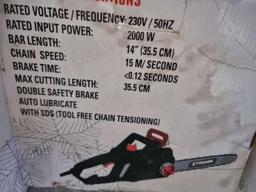 Saws - Stramm 2000W Electric Chainsaw - Please Read Description was ...