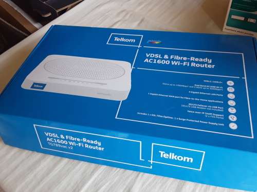 Modems - Telkom VDSL and Fibre ready AC1600 Wi-Fi Router was listed for ...