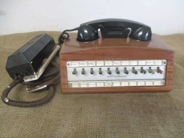 Telephones - Vintage 10 Line Dictograph By Hubert Davies Engineers for ...