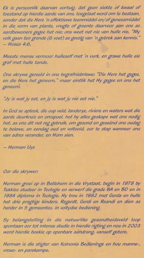 Health, Mind & Body - GOD SE APTEEK by Herman Uys was listed for R70.00 ...