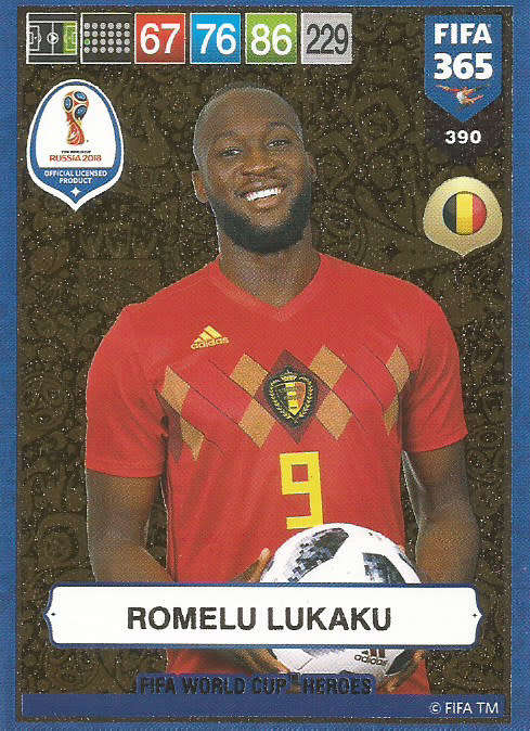 Trading Cards - ROMELU LUKAKU - FIFA 365 2019 EDITION - PANINI 2019 ...
