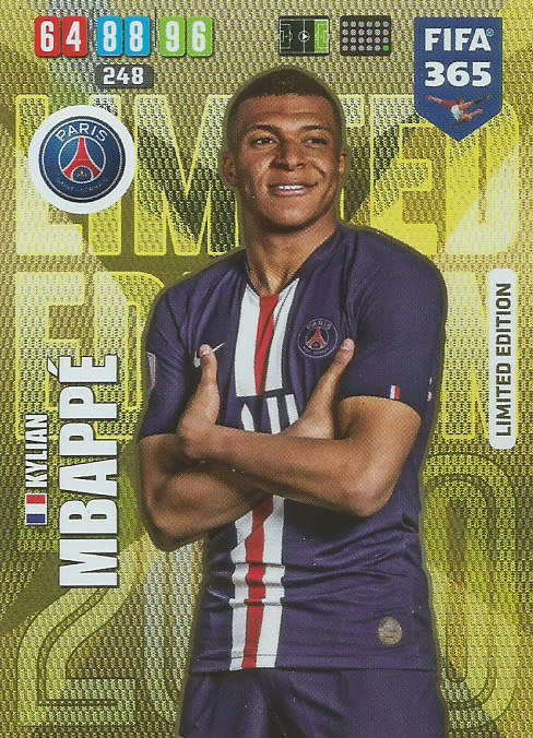 Trading Cards - KYLIAN MBAPPE - FIFA 365 2020 EDITION - - GOLD FOIL ...