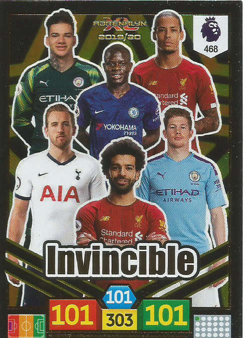 Trading Cards - INVINCIBLE - ENGLISH PREMIER LEAGUE 2020 - RARE GOLD ...