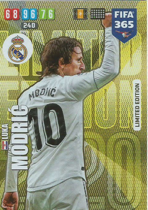 Trading Cards - LUKA MODRIC - FIFA 365 2020 EDITION - - GOLD FOIL ...