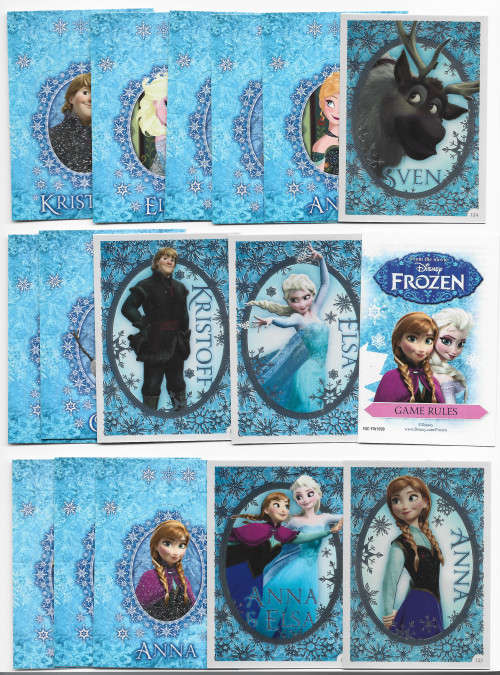 Trading Cards - FROZEN CARDS - TOPPS `DISNEY`s FROZEN` 2015 - LOT of 15 ...