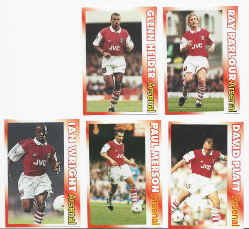 Trading Cards - ARSENAL FC - LCD PUBLISHING 1995/1996 - ULTRA RARE LOT ...