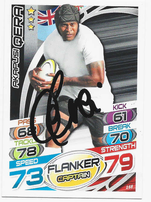 Trading Cards - AKAPUSI QERA (FIJI) - TOPPS `RUGBY WORLD CUP` 2015 ...
