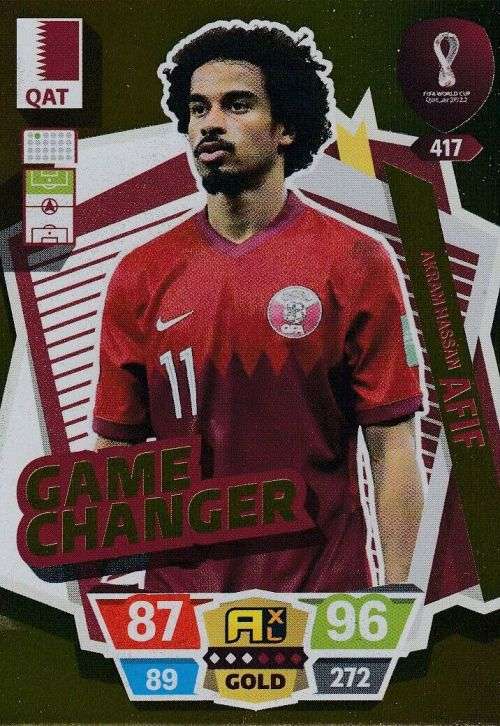 Trading Cards - AKRAM AFIF - PANINI `FIFA WORLD CUP 2022` QATAR - RARE ...