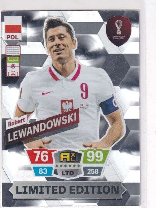 Trading Cards - ROBERT LEWANDOWSKI - PANINI `FIFA WORLD CUP 2022` QATAR ...