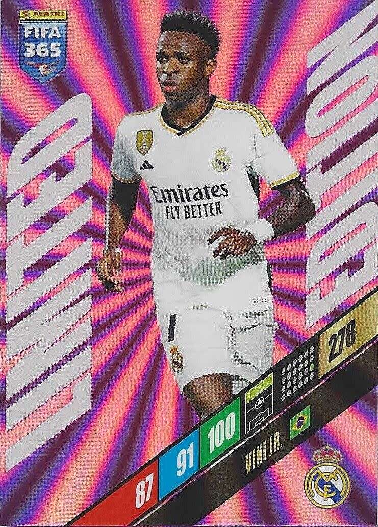 Trading Cards - VINI Jr - PANINI `FIFA 365 COLLECTION` 2024 - `LIMITED ...
