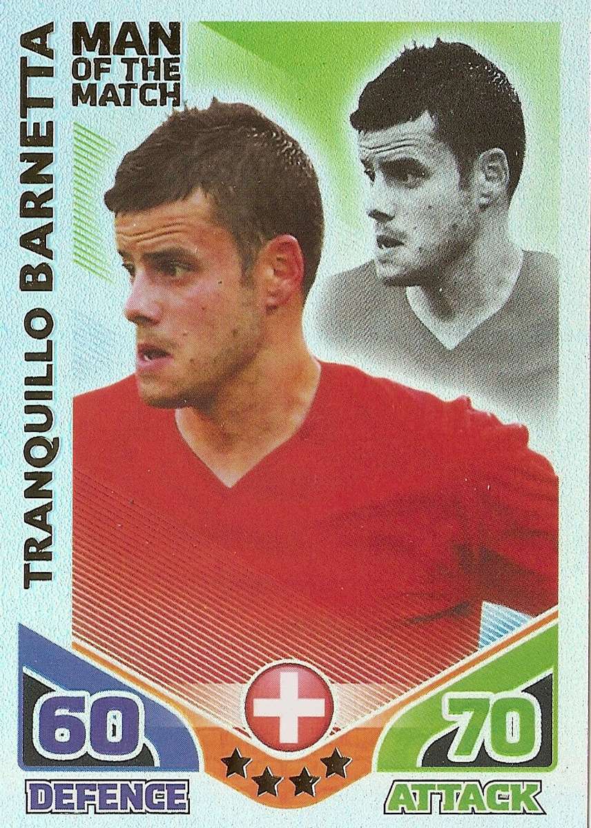 Trading Cards - T. BARNETTA - TOPPS MATCH ATTAX `FIFA WORLD CUP 2010 ...