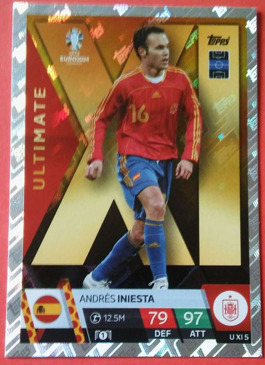 Trading Cards - ANDRES INIESTA - Topps `UEFA EURO 2024` Collection ...