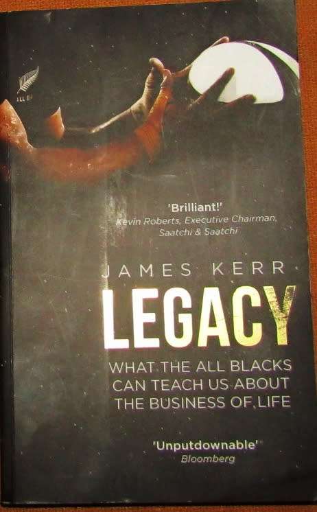 Sporting Memorabilia - Legacy - What the All Blacks can Teach Us About ...