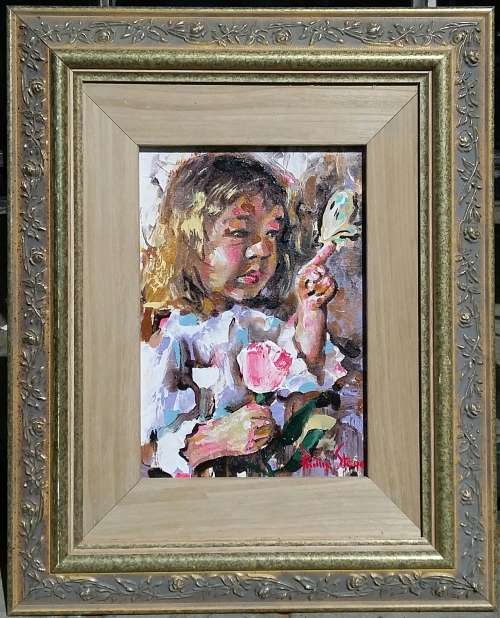 Paintings - Original Phillip Steyn artwork - '' Vlinder Sag ~ 52cm x ...