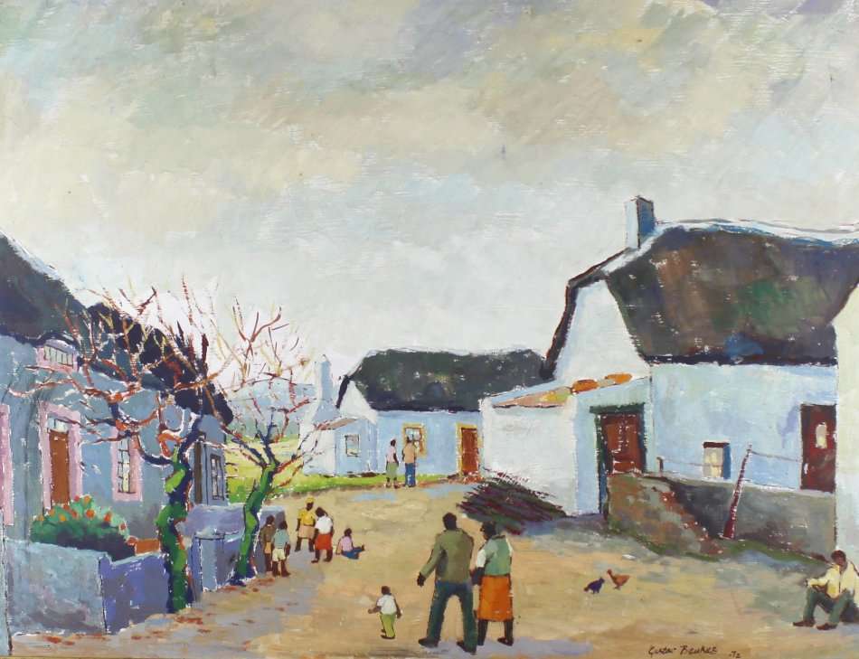 Paintings - Gustav Beukes - Street scene - Stunning investment art ...