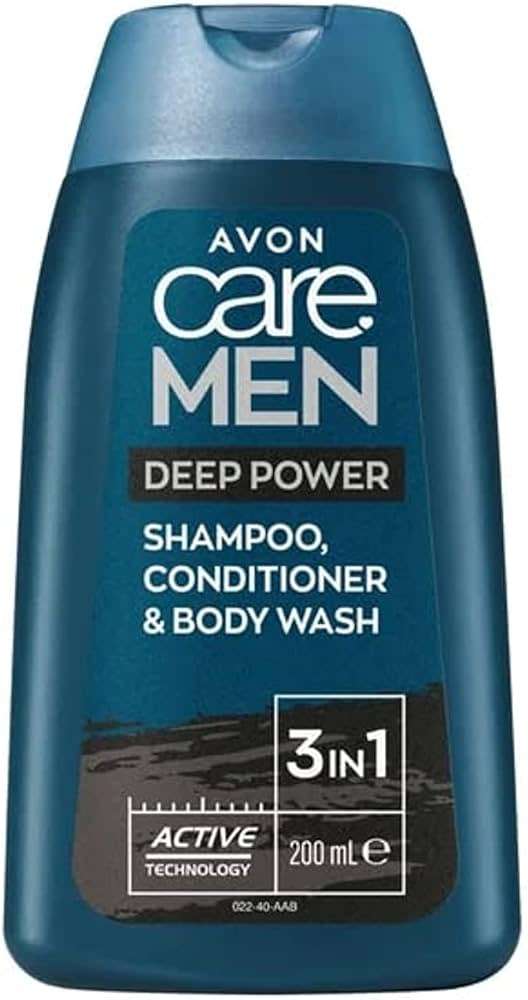 Soap, Gels & Wash Lotions - Avon Care Men 3-in-1 Deep Power Shampoo ...