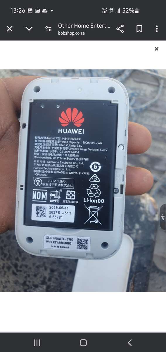 Wireless Routers - Pocket 4G router Hawaii was sold for 176.00 on 26 ...