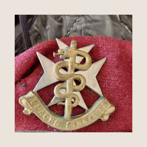 Headgear - SADF Medical Corps Wool Beret with Badge was sold for R150 ...