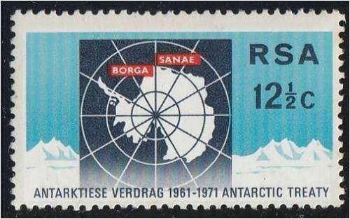 Republic of South Africa - RSA 12 1/2c Stamp Exhibition SACC 309 ...