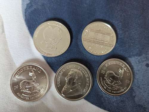 1 Oz - 1oz Silver Kruger Rand`s for Sale was sold for R360.00 on 30 Mar ...
