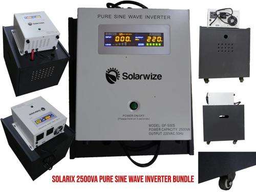 Inverters - Solarix 2500VA Pure Sine Wave Inverter Bundle-Medium Level ...