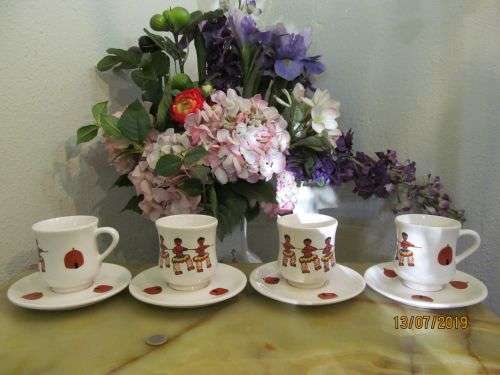 Other Porcelain & Ceramics - SWAZI 3 !! Vintage Lot/Set of Four Hand ...