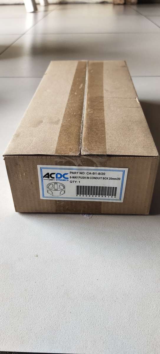 Wiring - ACDC dynamic ,8 way push conduit box 20mm/20 was listed for 80 ...