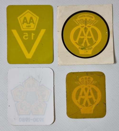 Road - Vintage AA Rear Window Stickers was listed for R345.00 on 10 Mar ...