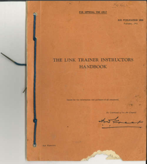 Books - WWII AIR MINISTRY `The Link Trainer Instructors Handbook` **RRh ...