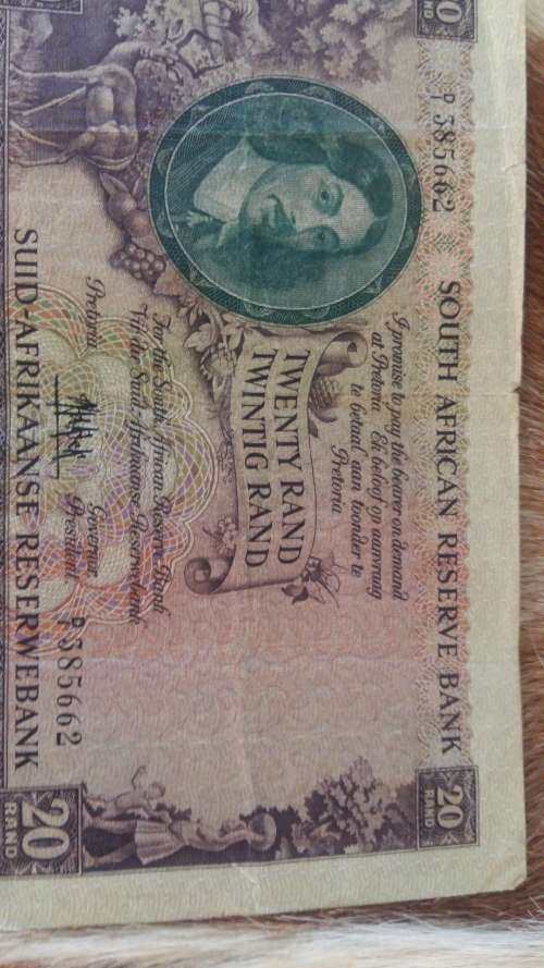 Other South African Bank Notes - R20 D SERIES NOTE IN GOOD CONDITION ...