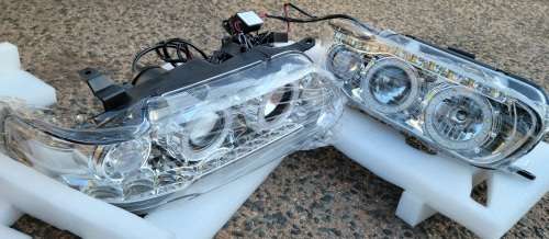 Headlights - Toyota Tazz Headlamp - Angel Eye Led + Drl Incl Corner ...