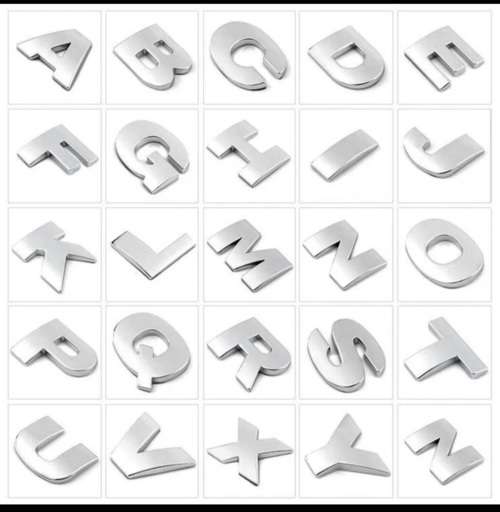 Signage - Aluminium Alphabet Chrome Letter A was listed for R10.00 on 1 ...