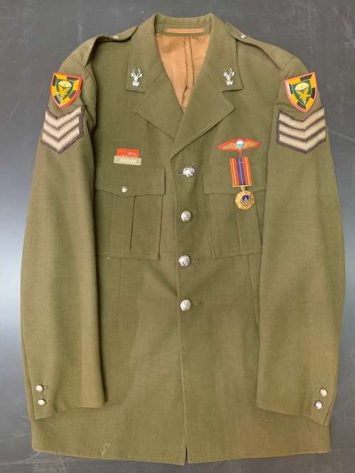 Uniforms - SADF 1 parachute paratrooper tunic was sold for R1,720.00 on ...