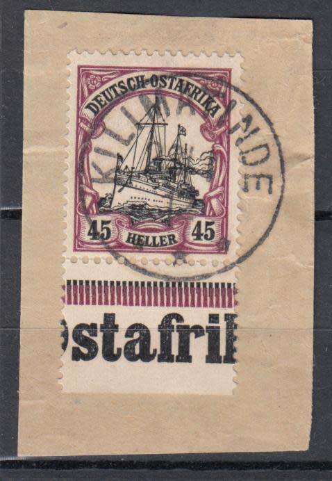 Other African - G.P.O. G.E.A VERY SCARCE STAMP SG40 SUPERB ON PIECE 110 ...