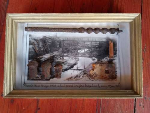 Other War Memorabilia - Boer War Rhenoster River Bridge Relic Display ...