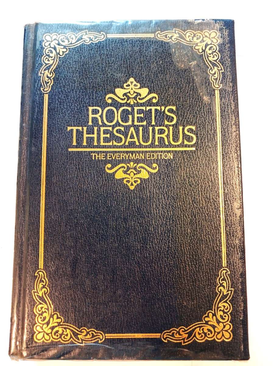 Reference - Roget`s Thesaurus, The Everyman Edition, 1986, Leatherbound, Gilded Edging for sale ...