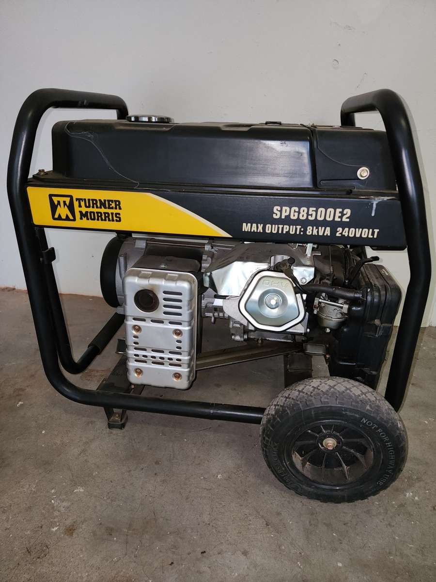 Home Generators - Turner Morris 8 kVa Petrol Generator Model SPG8500E2 ...