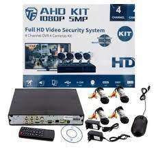 CCTV & CCTV Kits - 4 Channel 4 Camera AHD CCTV Kit 5mp | Motion ...