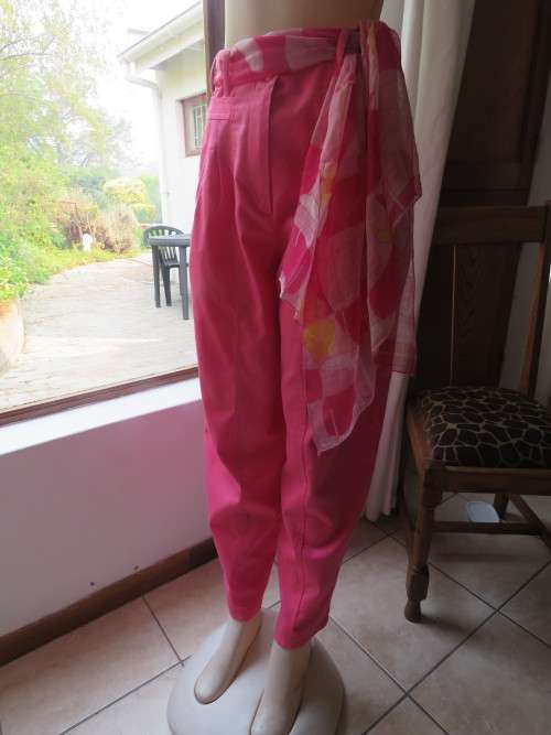 Pants & Leggings - High waisted carnation pink fashion pants by ...